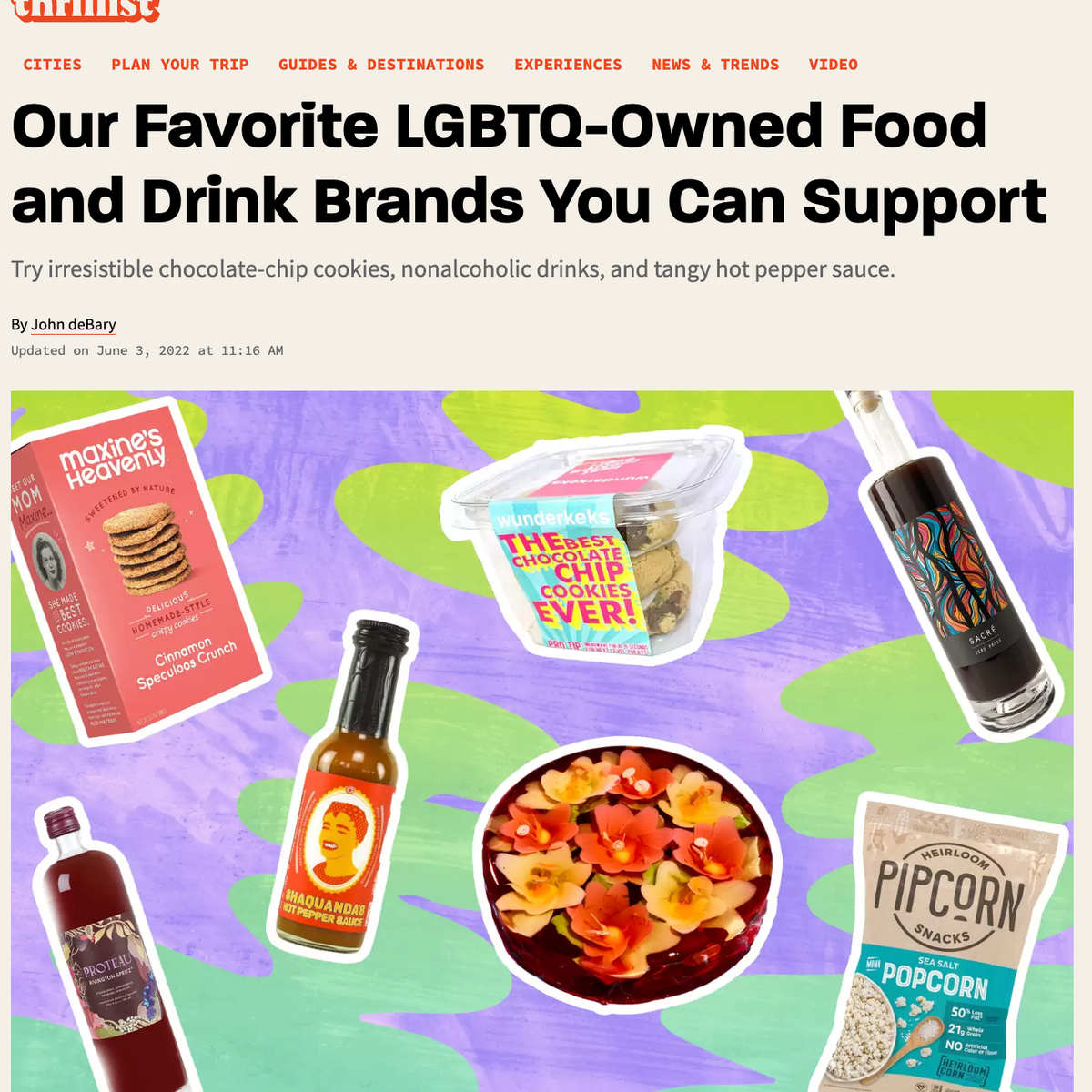Thrillest Selects Sacré as a Favorite LGBTQ-Owned Food and Drink Brand ...