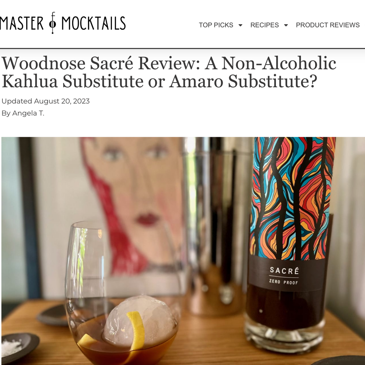 Master of Mocktails Reviews Sacré: A Non-Alcoholic Kahlua Substitute o ...